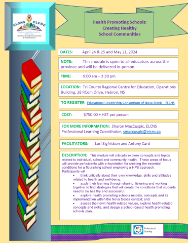 Educational Leadership Consortium of Nova Scotia - Health Promoting ...
