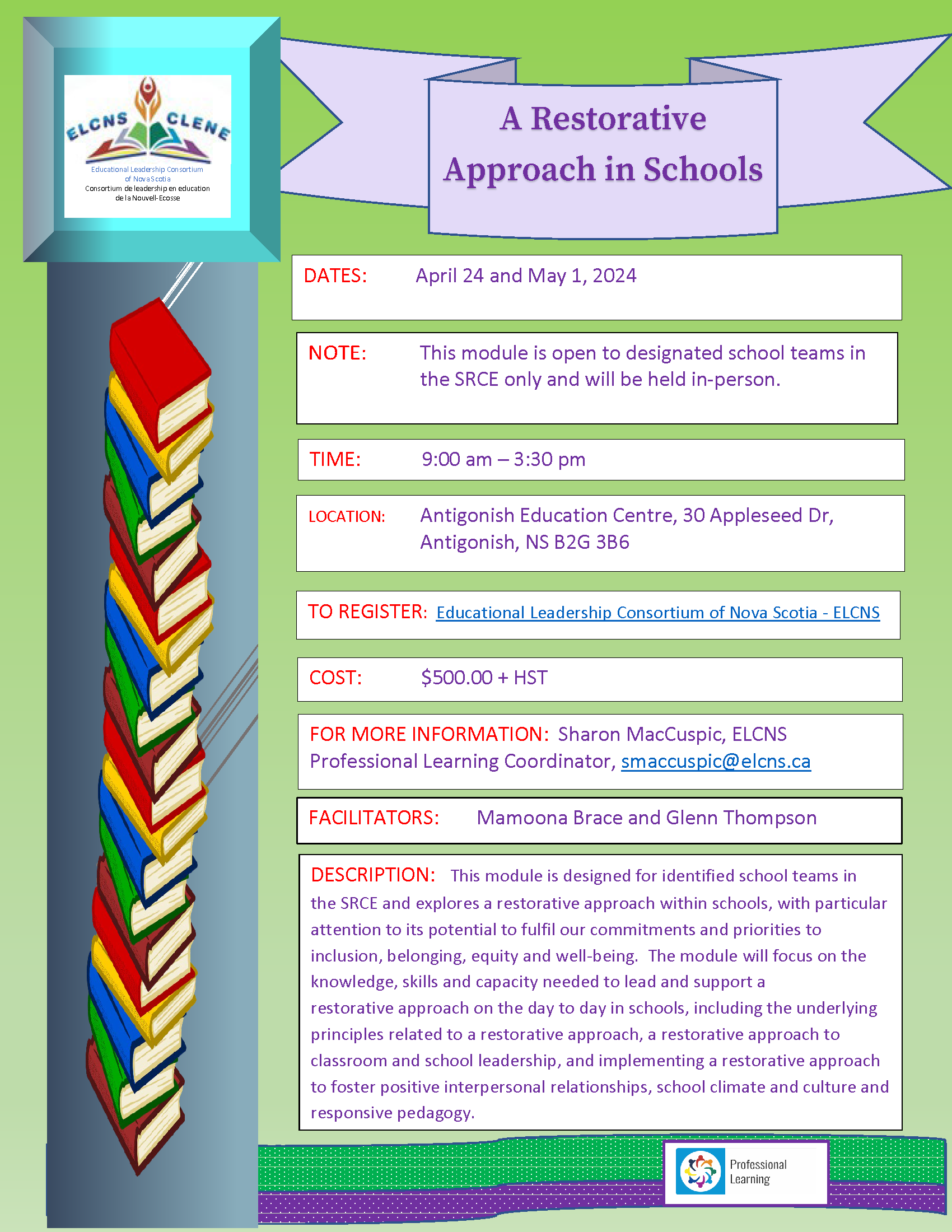 Educational Leadership Consortium of Nova Scotia - ELCNS